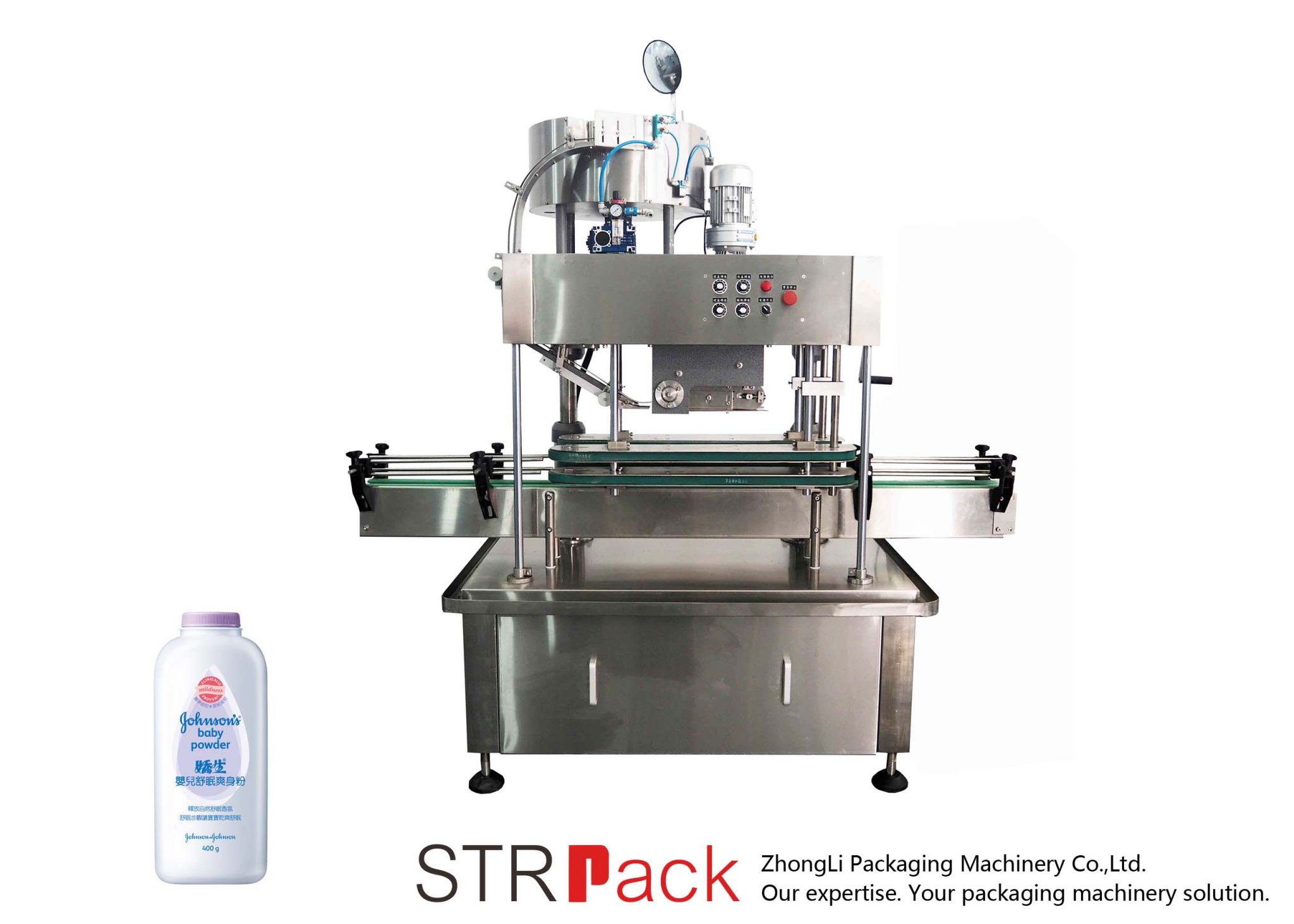 Automatic Linear Capping Machine (Press Cap) - Strpack