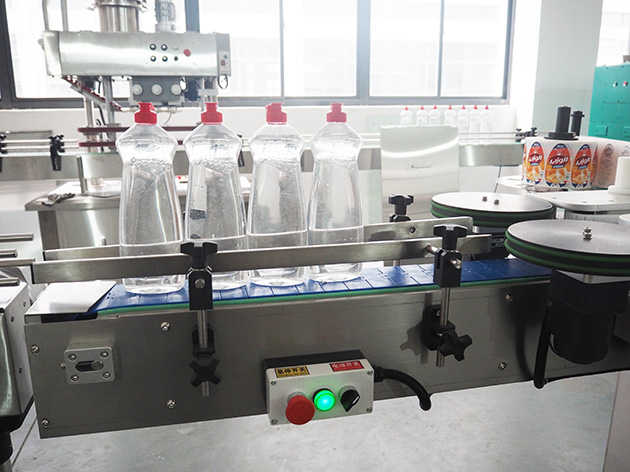 Cleaning Liquid Filling Machine Bottle Cartonning Line - Strpack