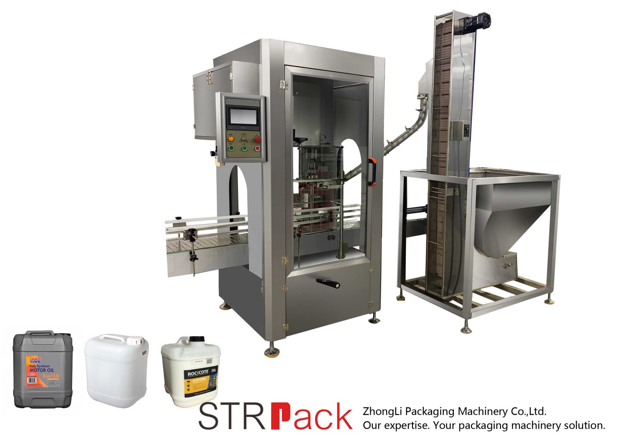 Plastic Jerry Can Capping Machine - Strpack